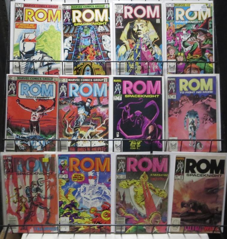 ROM SPACEKNIGHT MEGA-COLLECTION! 65 ISSUES! VG-F or better! Mantlo ...