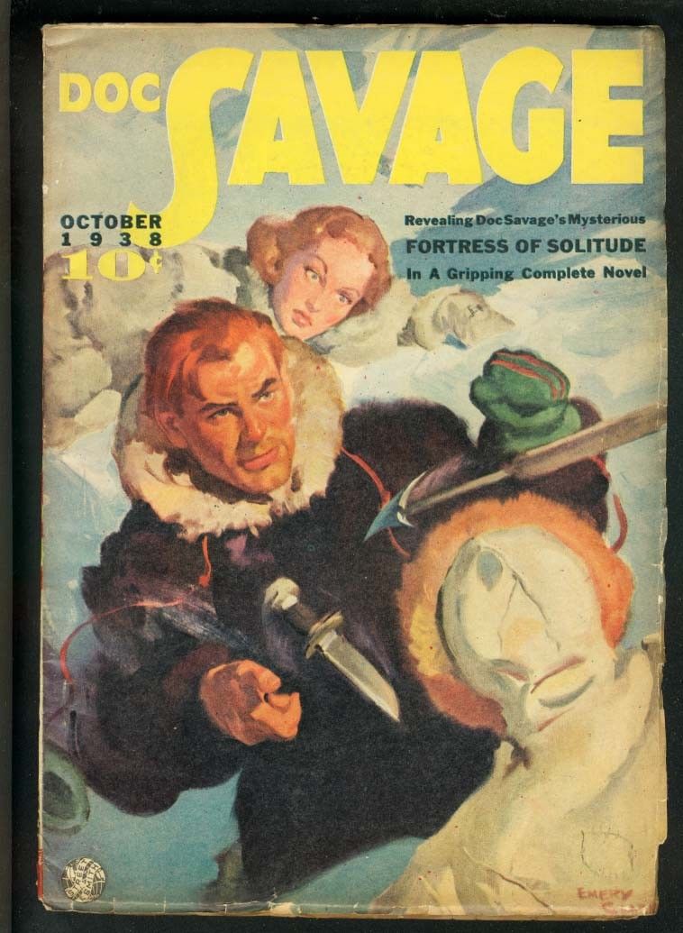 DOC Savage Pulp 1938 Oct-Fortress of Solitude Pulp Rare FN/VF | Comic ...