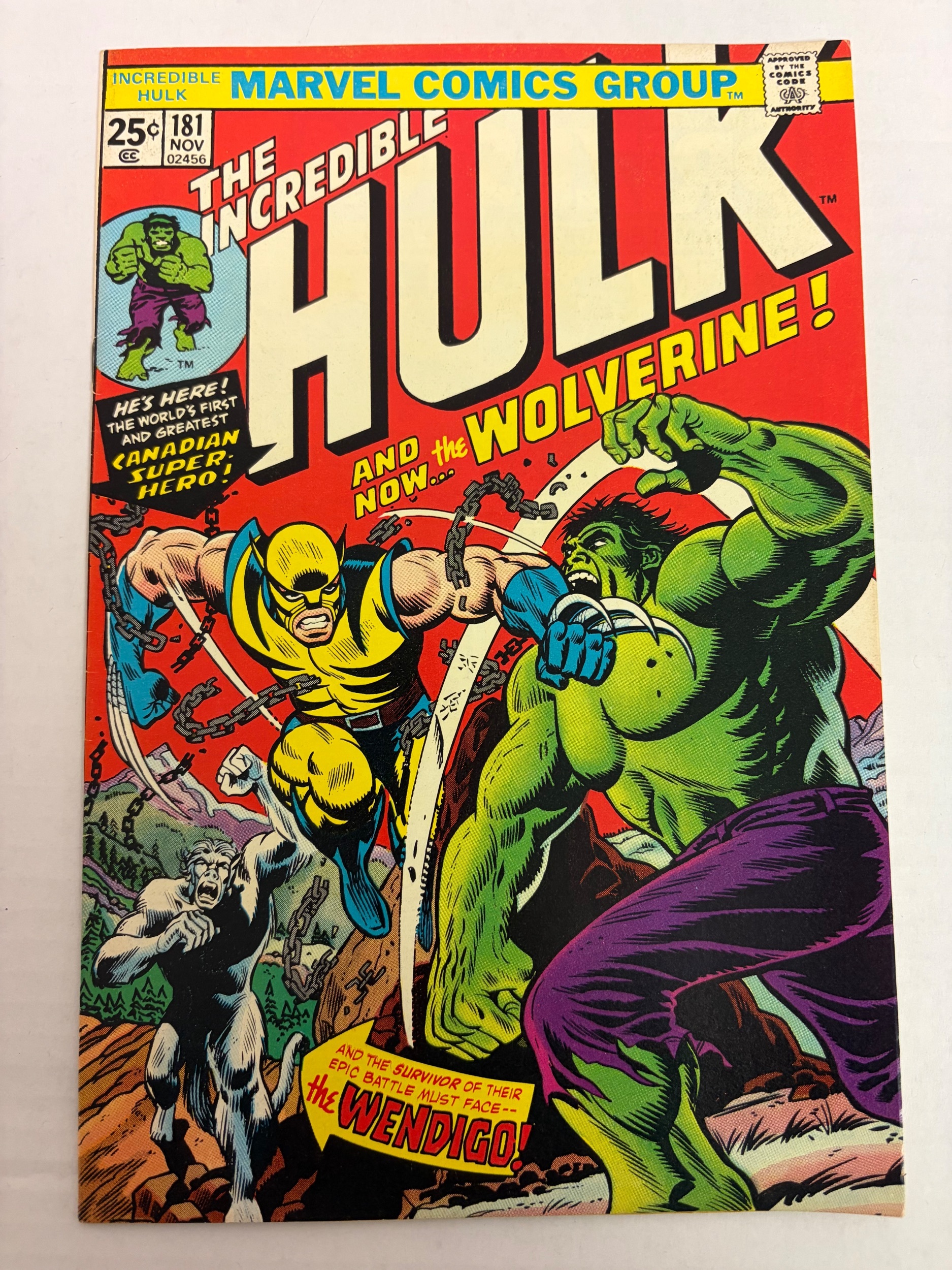 The Incredible Hulk #181 (1974) VF+ Condition! MVS intact! | Comic ...