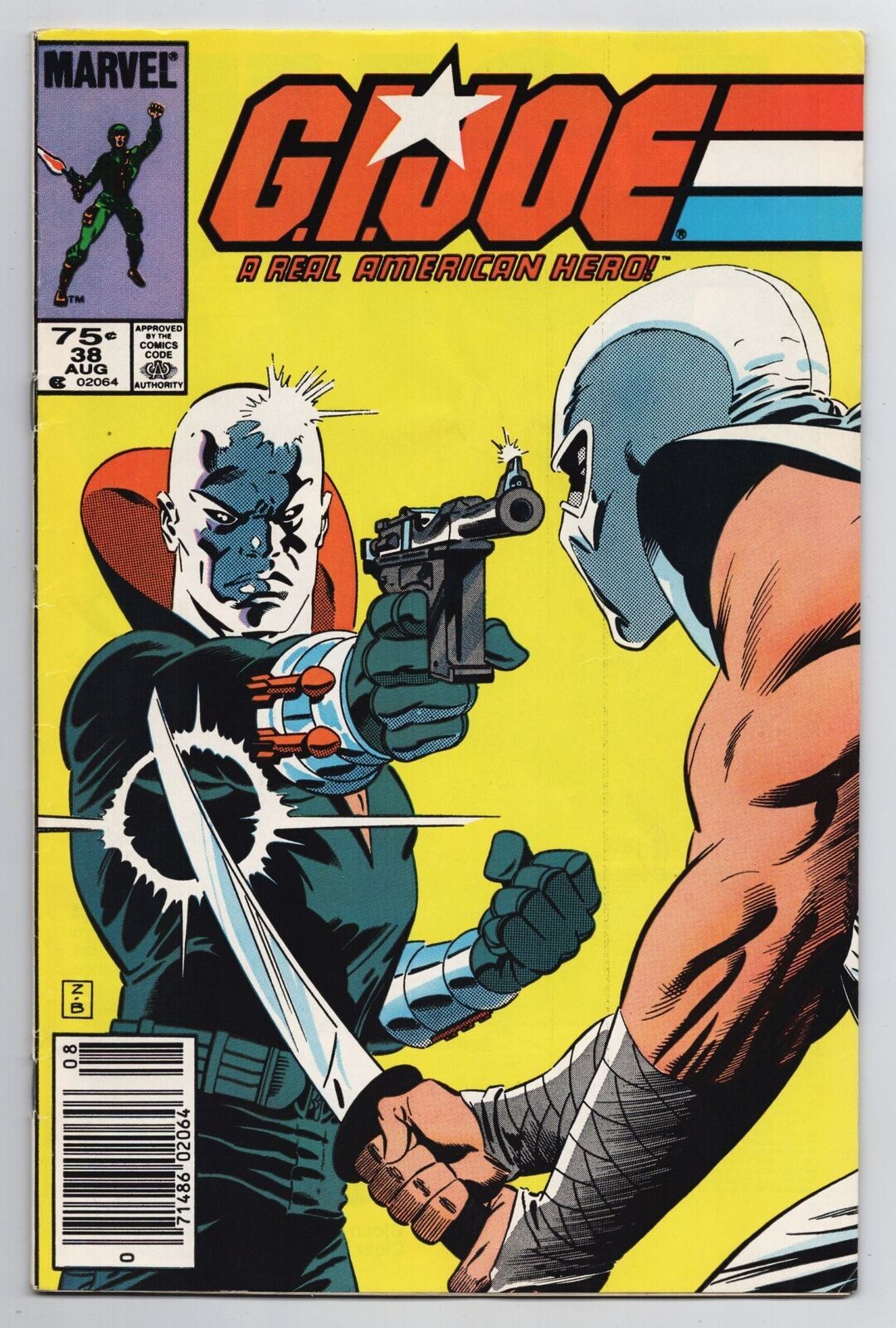 GI Joe A Real American Hero #38 Snake-Eyes | Cobra (Marvel, 1985) GD/VG ...