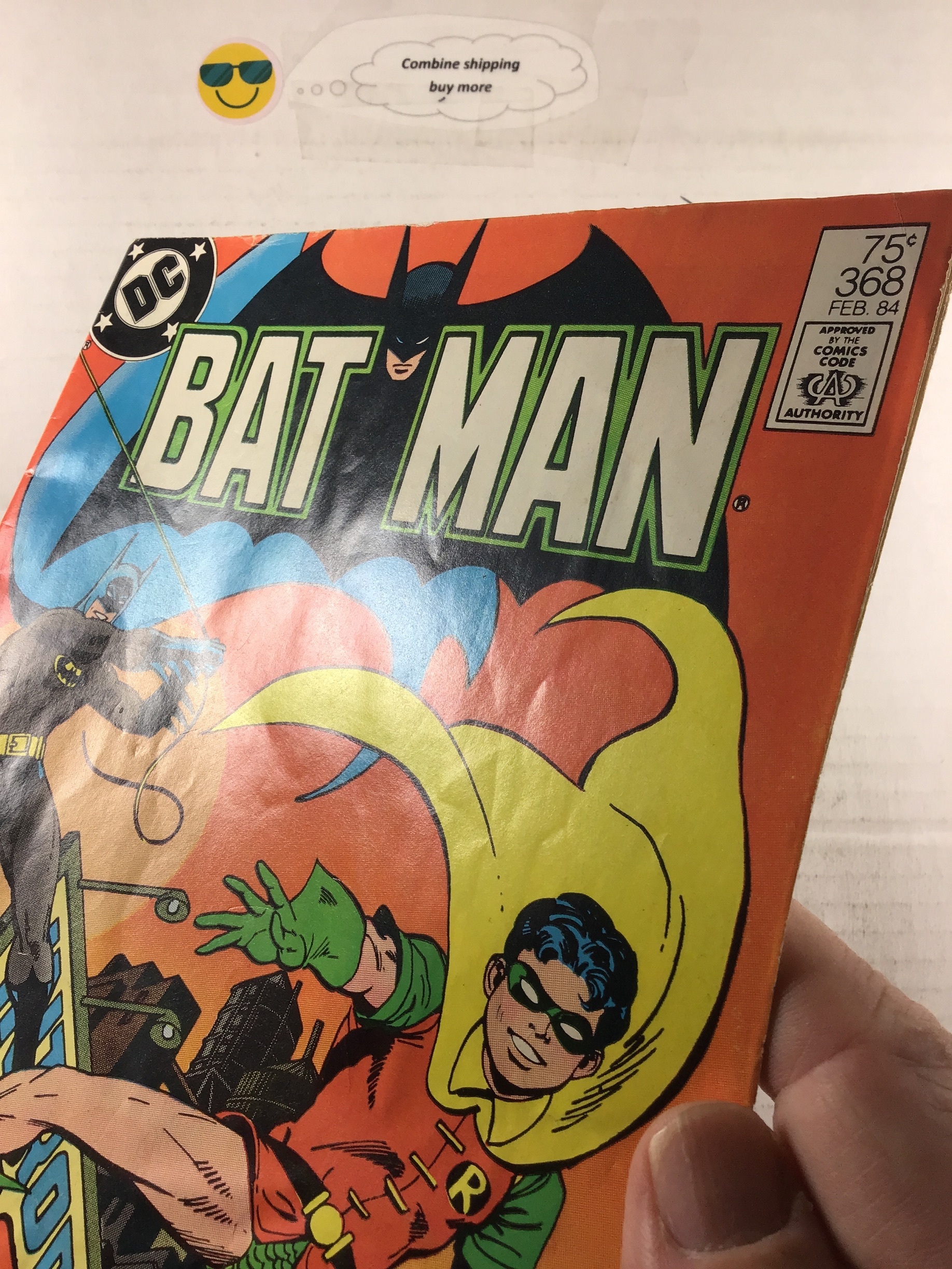 Batman #368 (1984) VG key Jason Todd becomes new Robin approved by ...