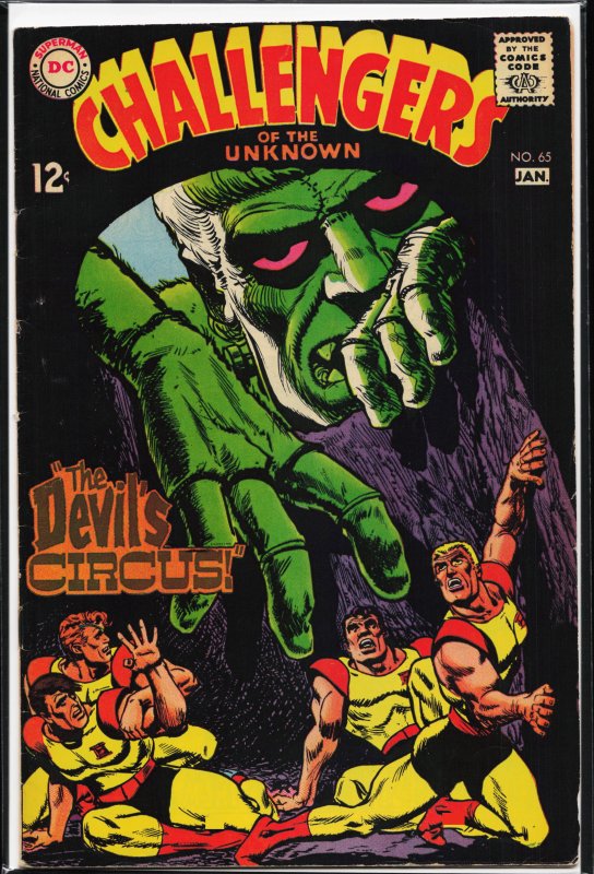 Challengers of the Unknown #65 (1969) Challengers of the Unknown ...