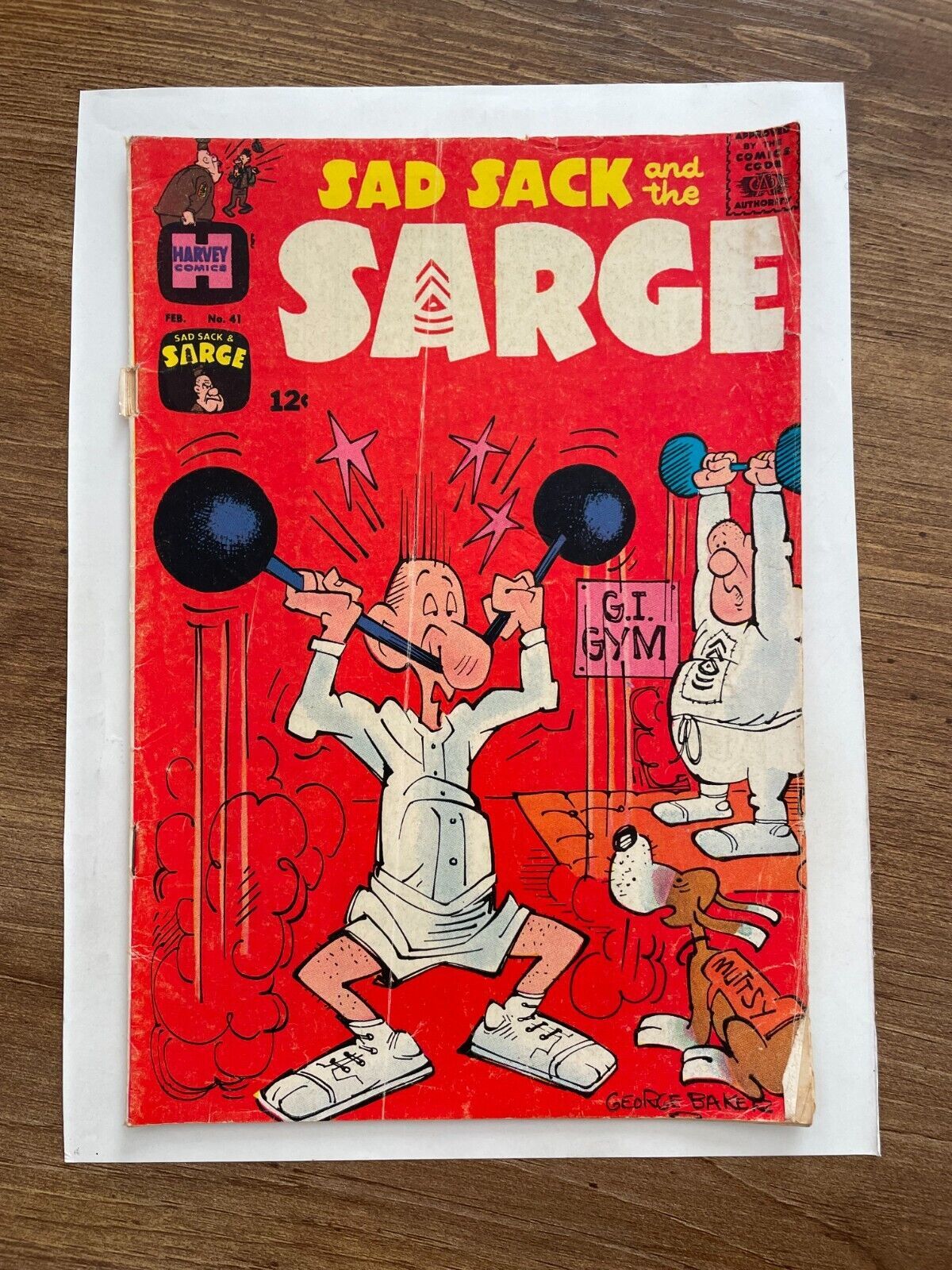 Sad Sack & The Sarge # 41 GD Harvey Silver Age Comic Book Army War ...