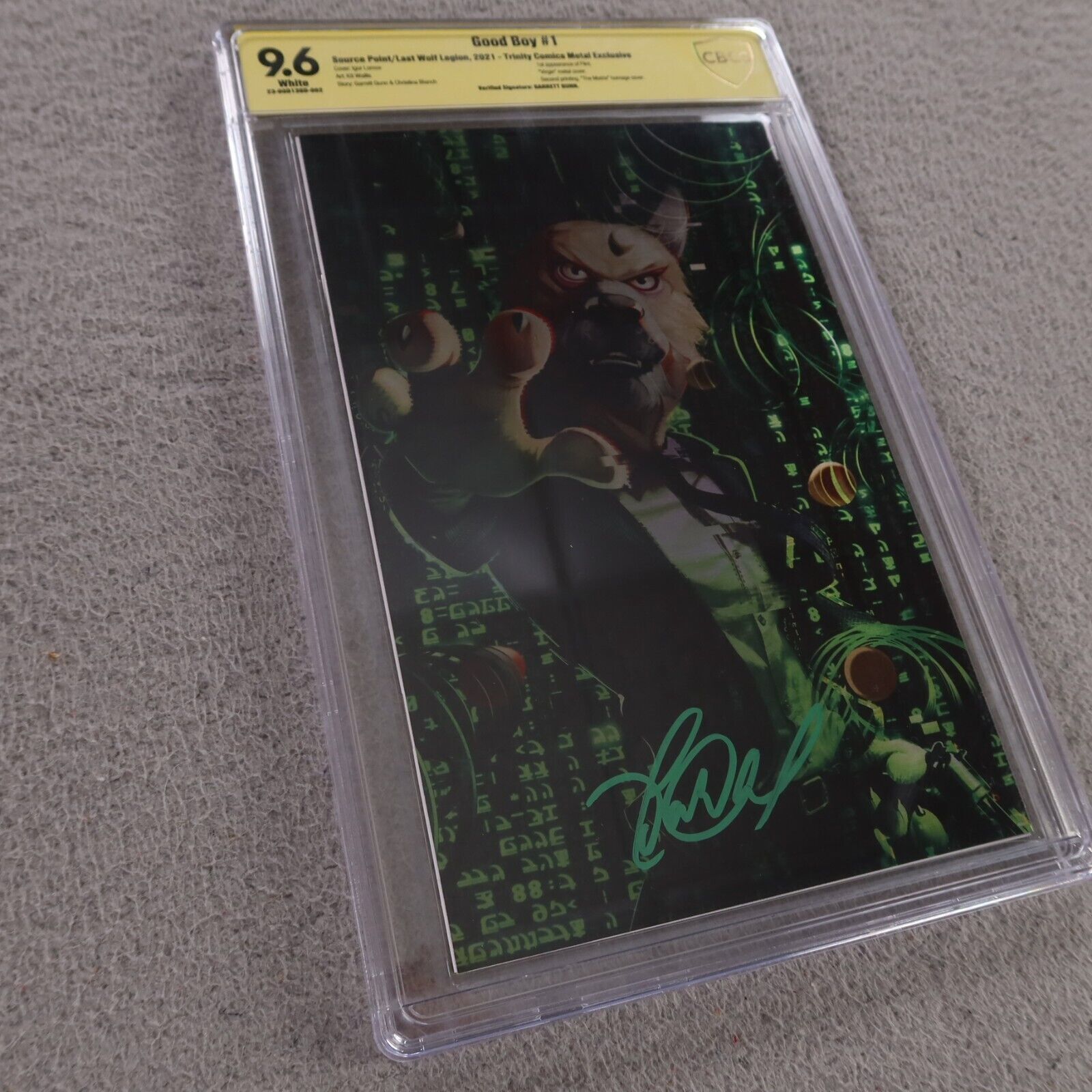 Good Boy #1 Virgin Metal Igor Lomov Matrix Homage Garrett Gunn SS 2021 ...