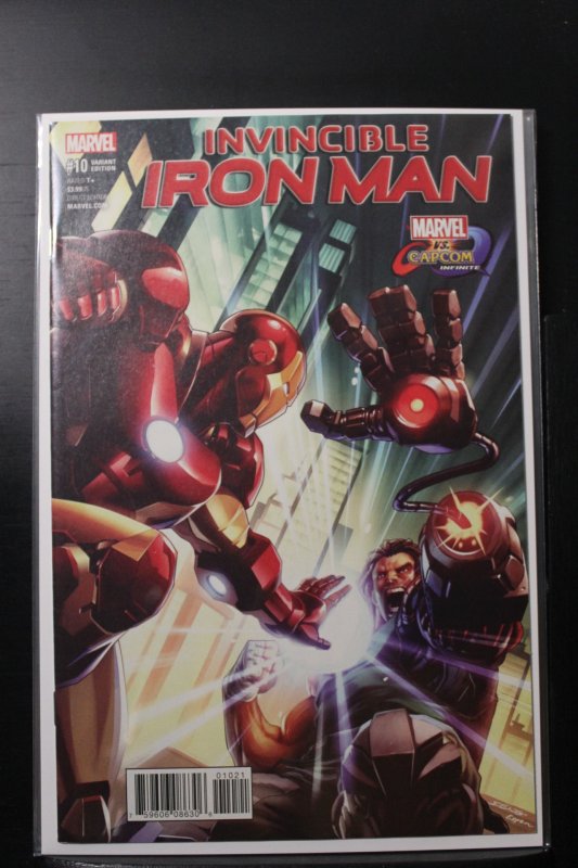 Invincible Iron Man #10 Joe Ng 'Marvel vs Capcom' Cover (2017) | Comic ...