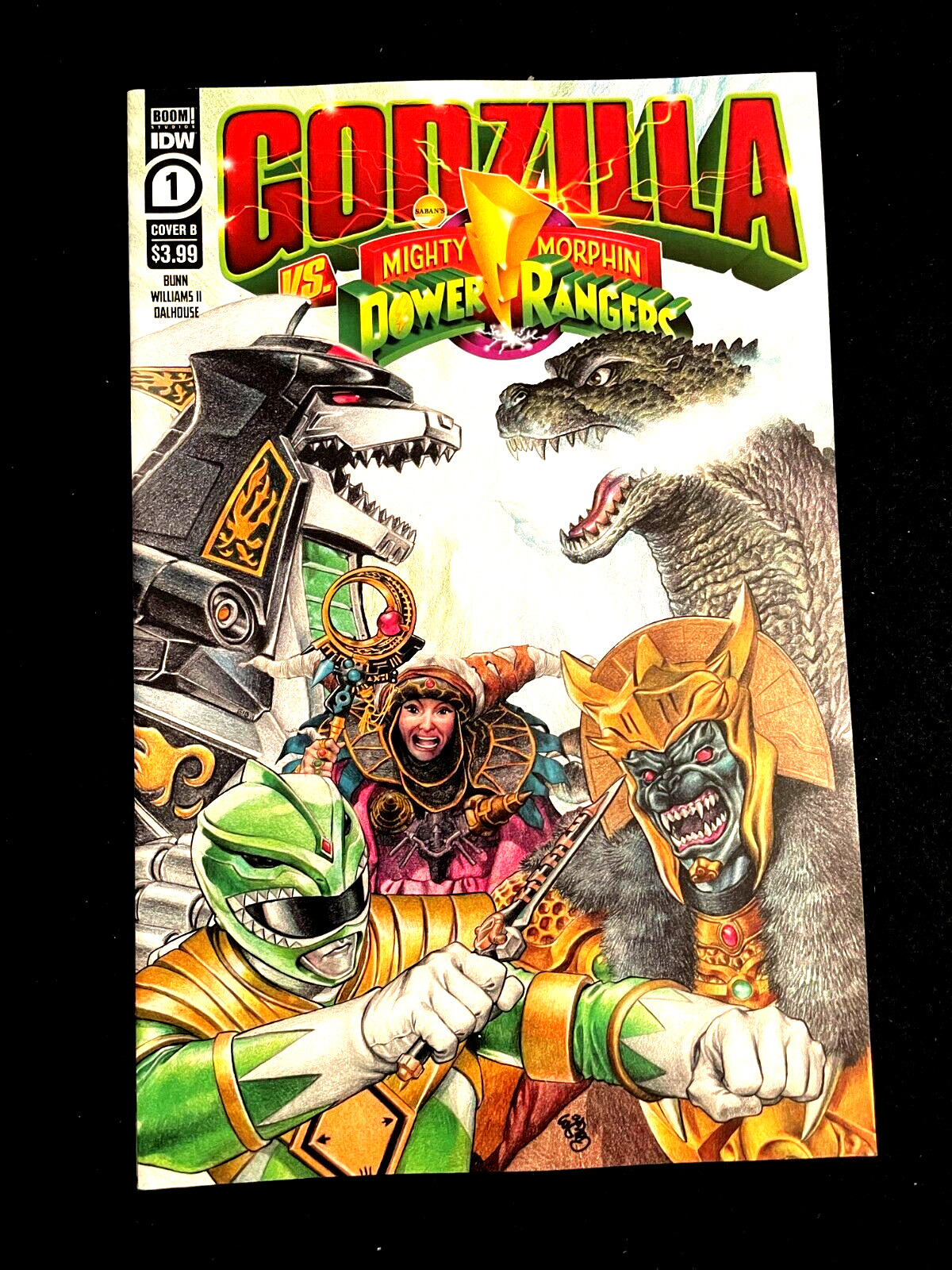 Godzilla vs. Might Morphin Power Ranger #1 Cover B 2022 - VERY HIGH ...