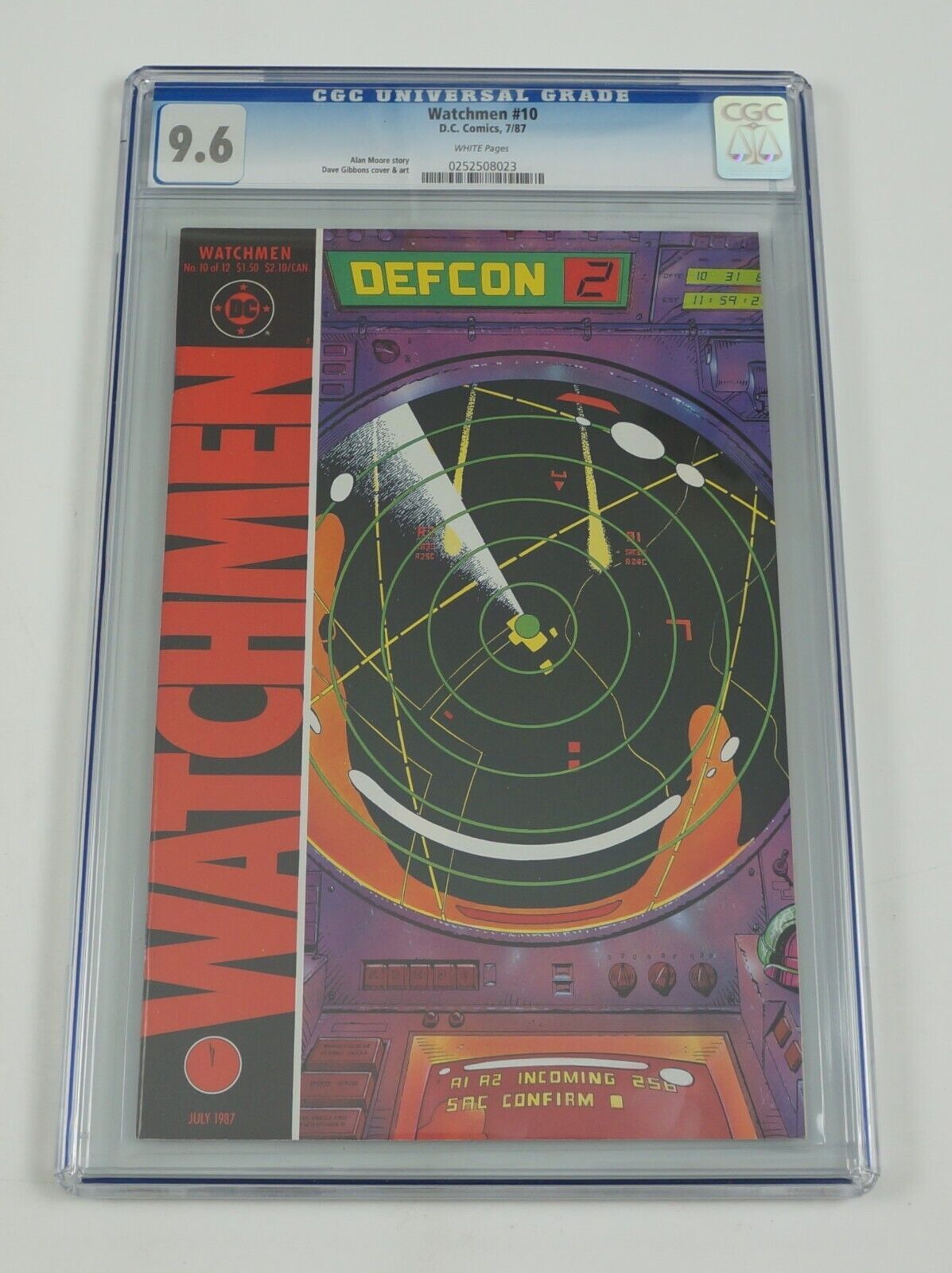 Watchmen #10 CGC 9.6 Alan Moore - Dave Gibbons - DC Comics 1987 WHITE ...