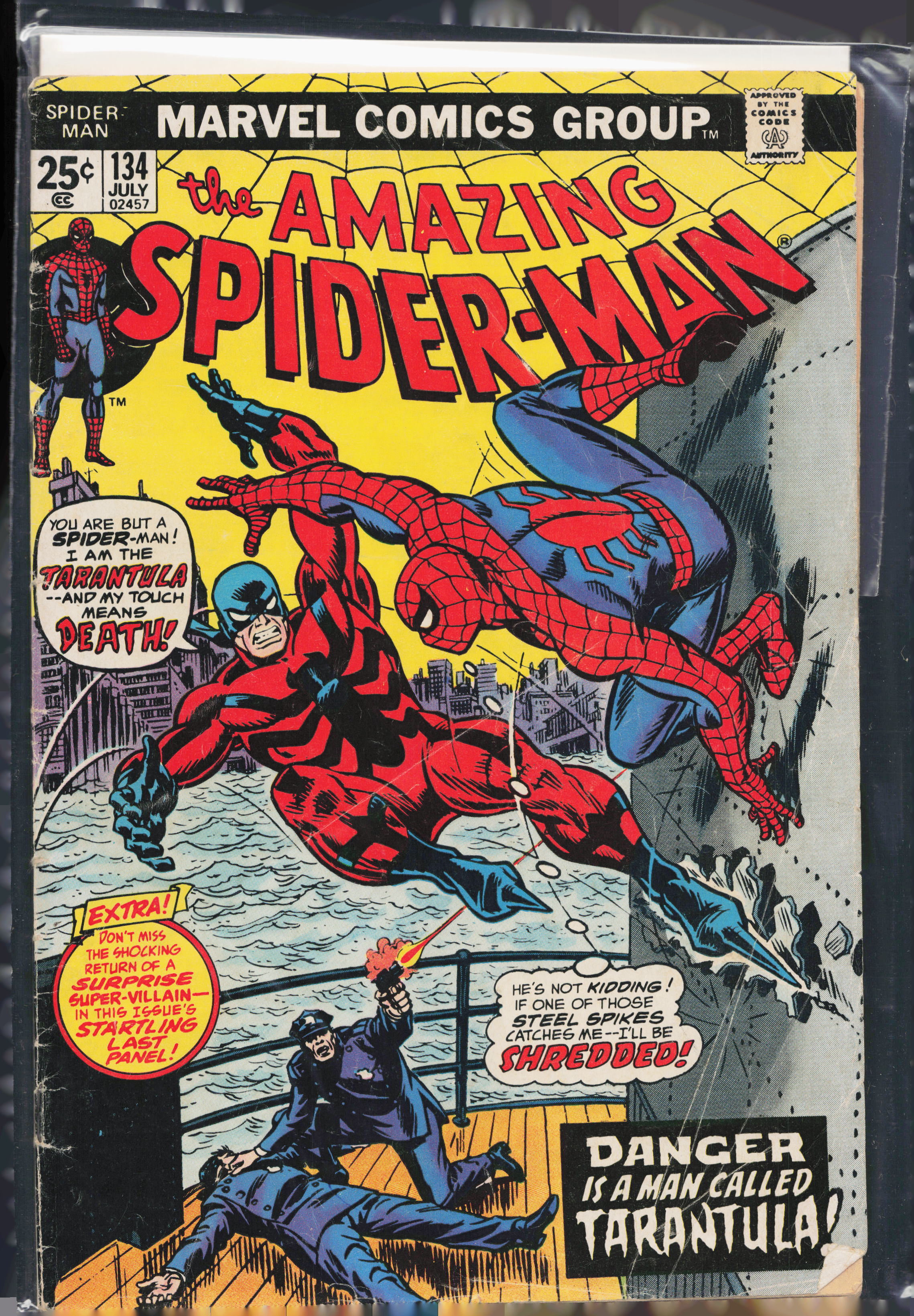 The Amazing Spider-Man #134 (1974) Spider-Man [Key Issue] | Comic Books ...