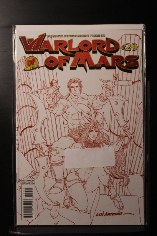 Warlord of Mars #29 Lui Antonio Red Risque Dynamic Forces Exclusive ...