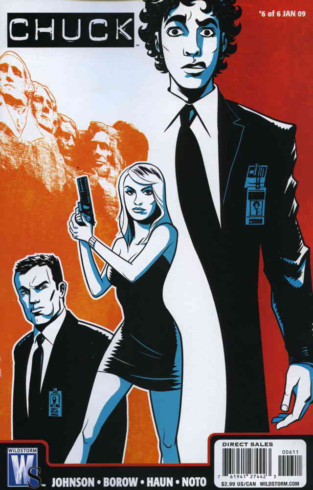 Chuck #6 VF ; WildStorm | based on NBC TV series Mount Rushmore Cover ...