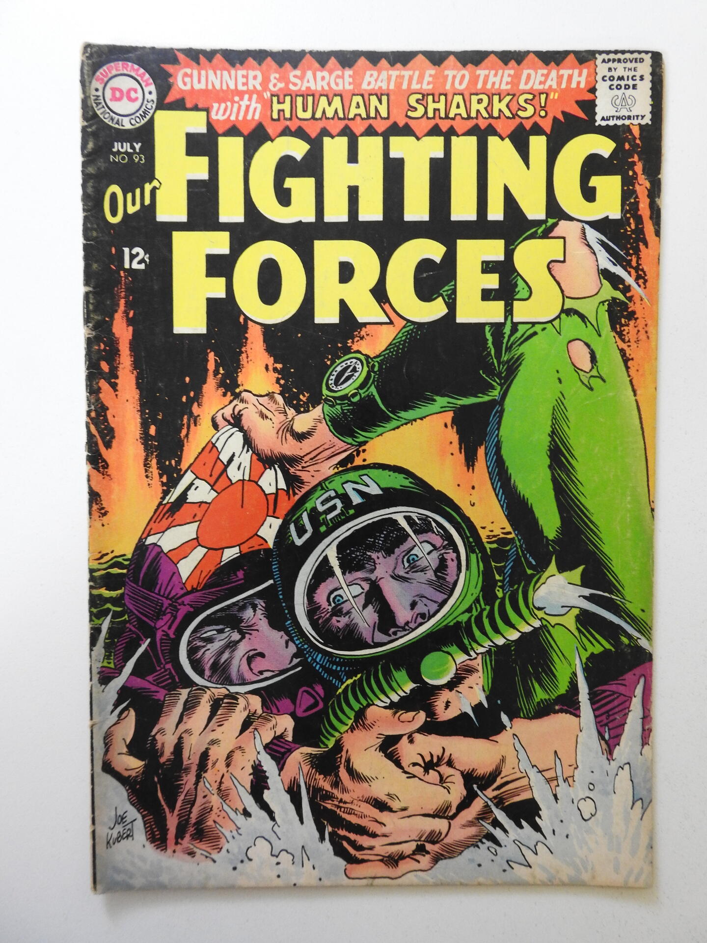 Our Fighting Forces #93 (1965) VG- Condition! 1 in spine split | Comic ...