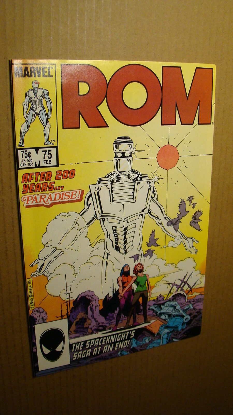 ROM 75 *NM 9.4* the Space Knight Last Issue Bill Mantlo Guardians ...