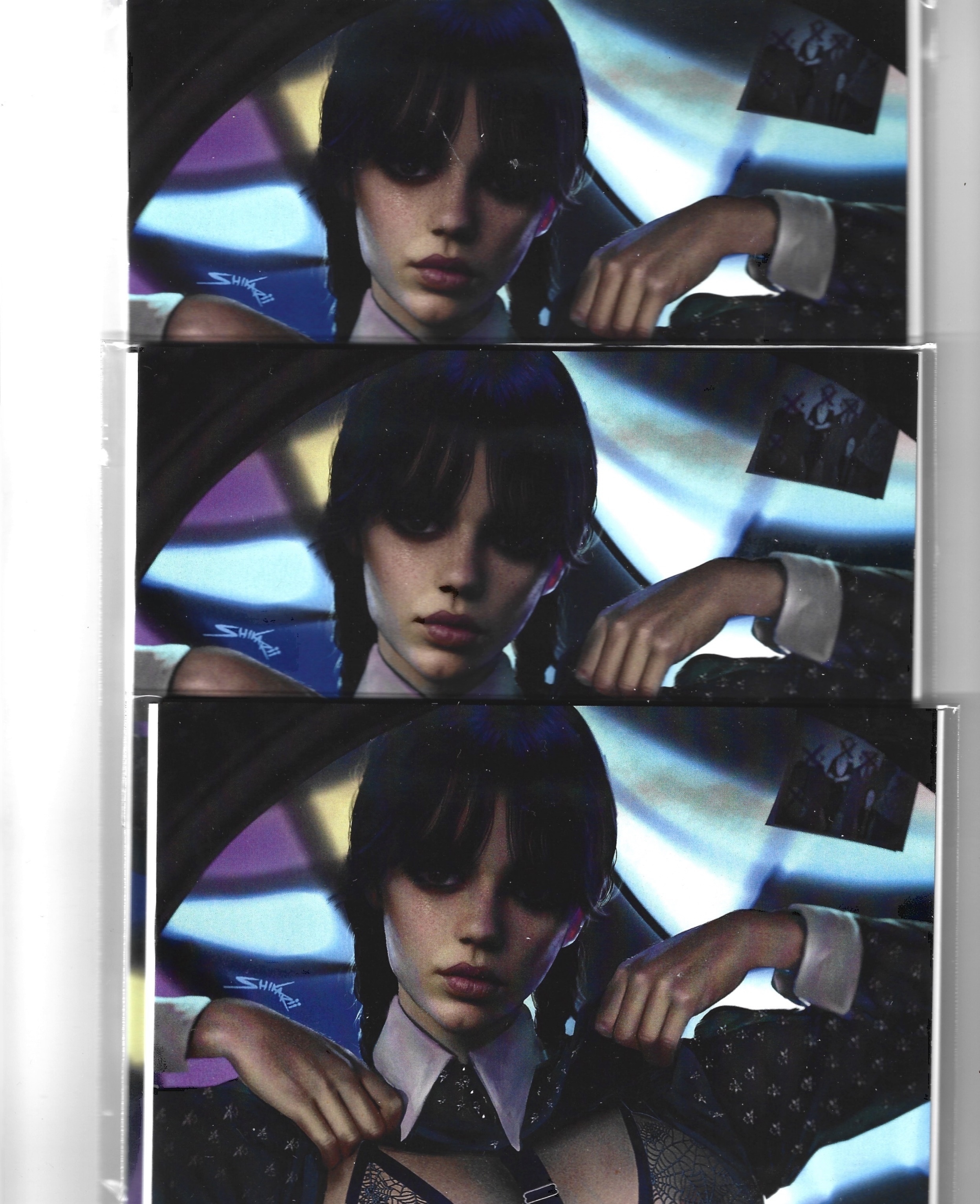 Wednesday Addams Shikarii Cosplay No tattoos 3 book Virgin set NM ...