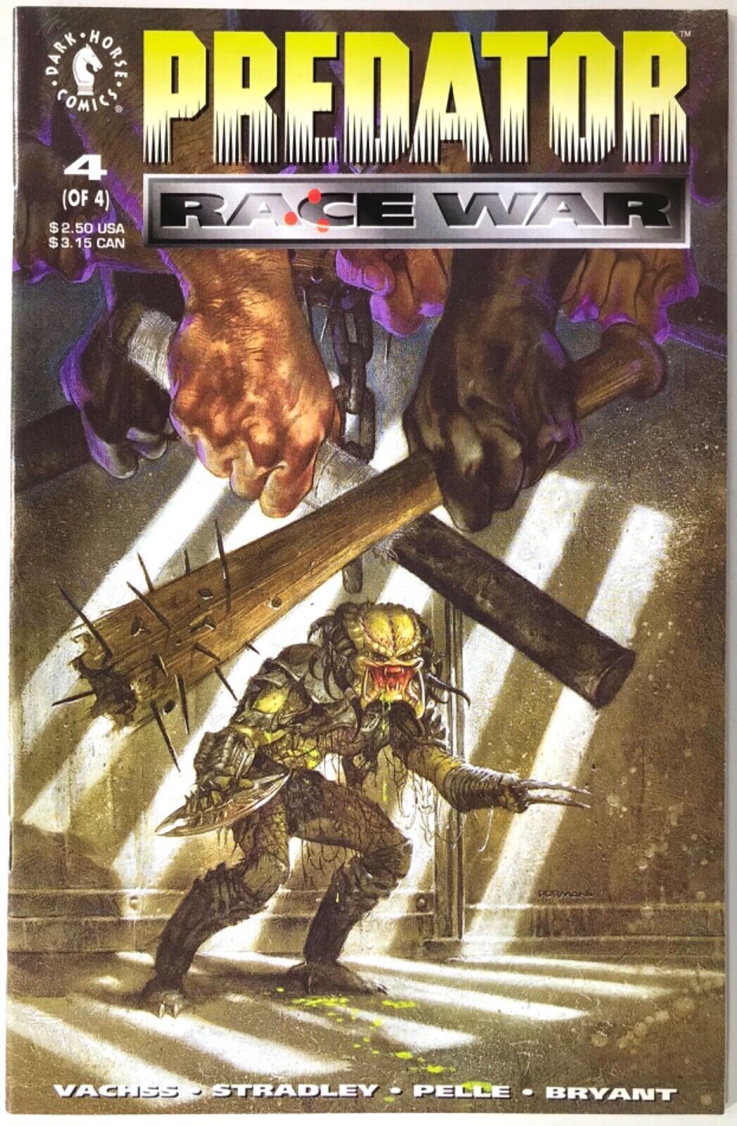 PREDATOR RACE WAR Comic Issue 4 — 32 Pages $2.50 Cover 1993 Dark Horse ...