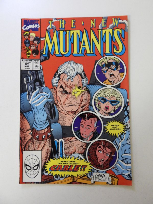 The New Mutants #87 (1990) 1st full appearance of Cable VF condition ...