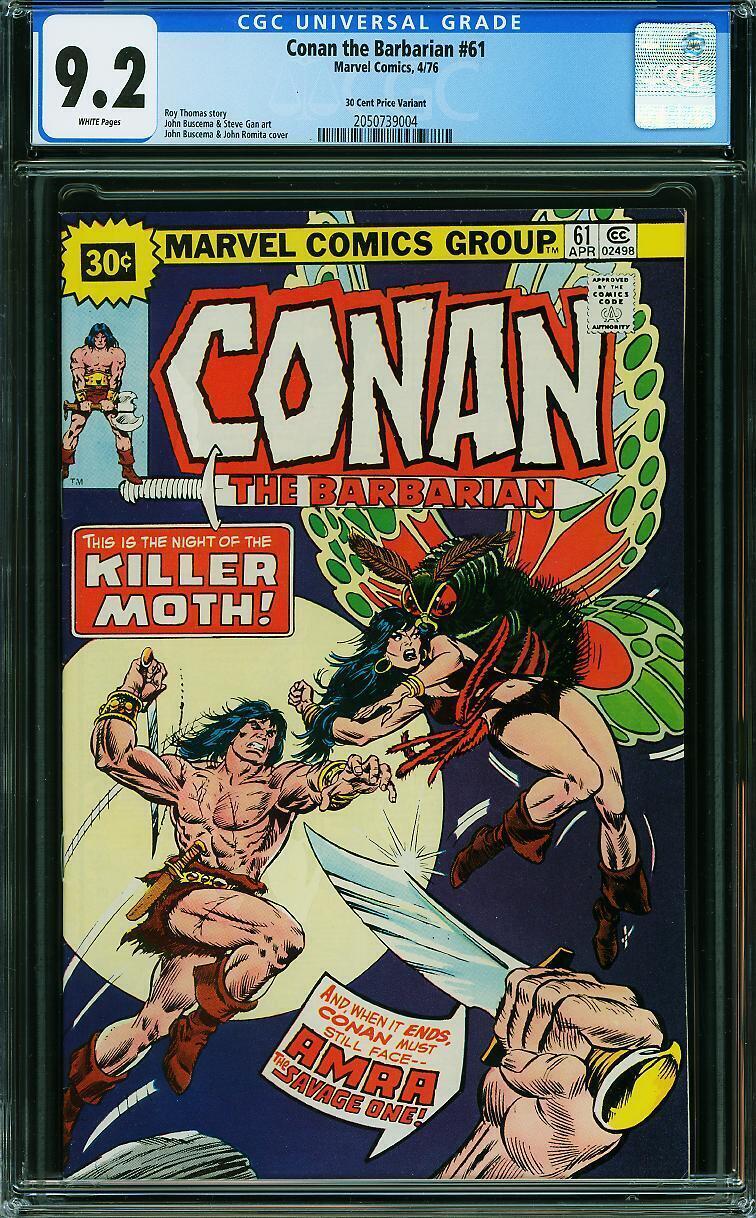 Conan the Barbarian #61 (Marvel, 1976) CGC 9.2 - KEY Price Variant ...
