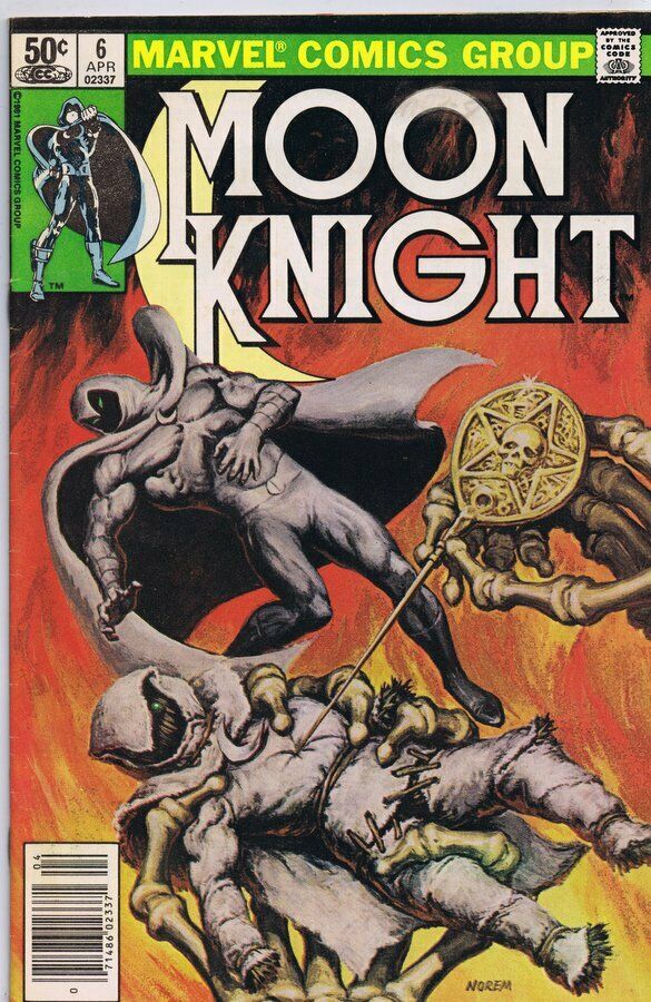 Moon Knight #6 ORIGINAL Vintage 1981 Marvel Comics Disney+ | Comic ...