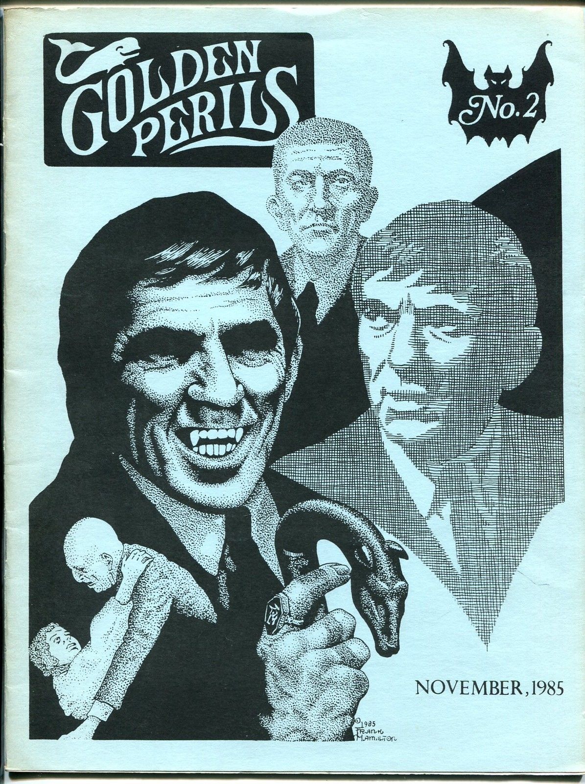 Golden Perils #2 1985-pulp fanzine-Dark Shadows-Doc Savage-Avenger-VF ...