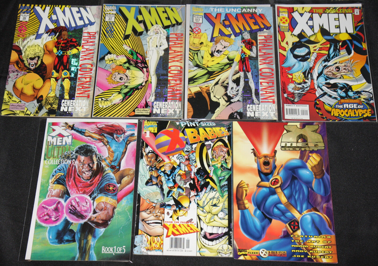 Modern Marvel X-MEN TITLES 7pc Count Mid Grade Comic Lot FN-VF ...