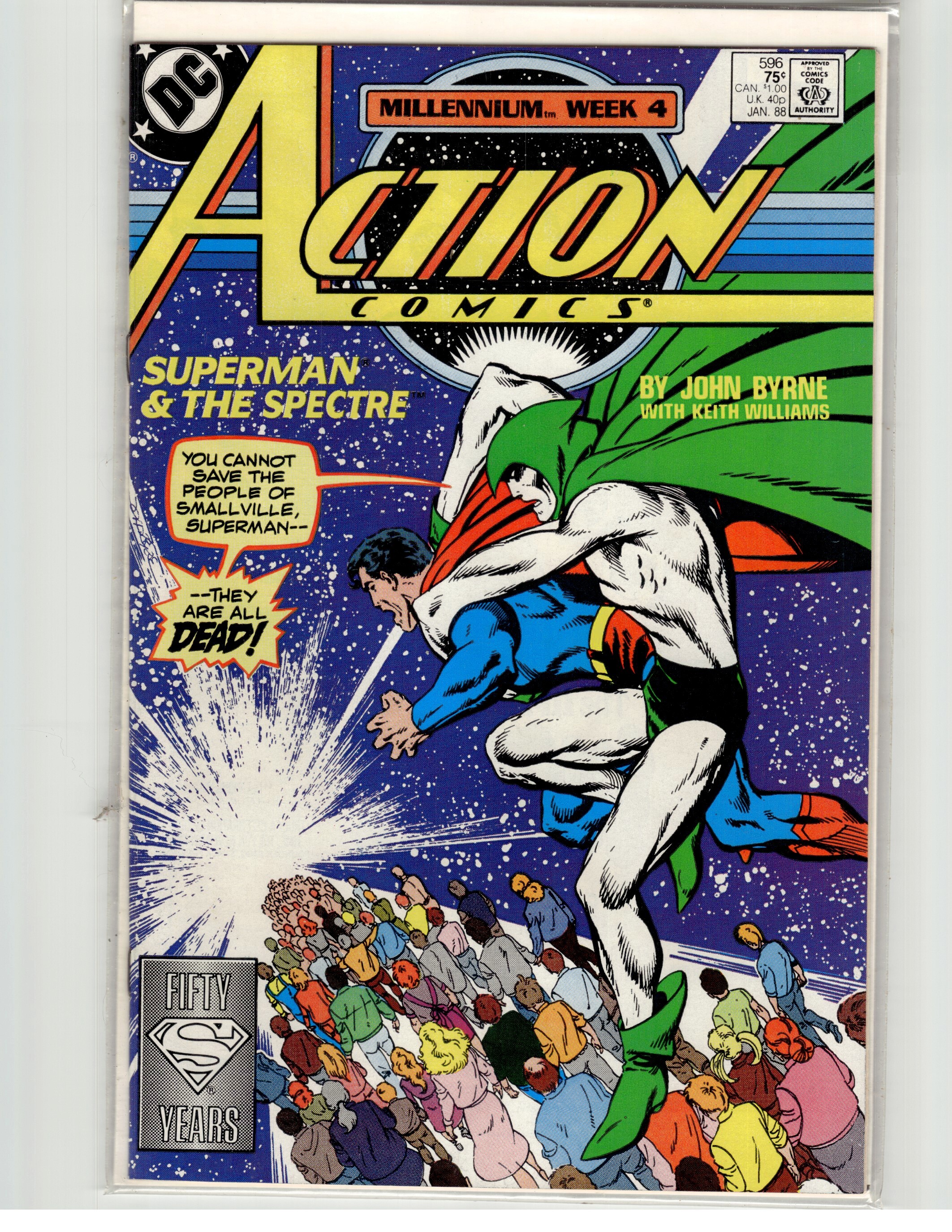 Action Comics #596 (1988) The Spectre | Comic Books - Copper Age, DC ...