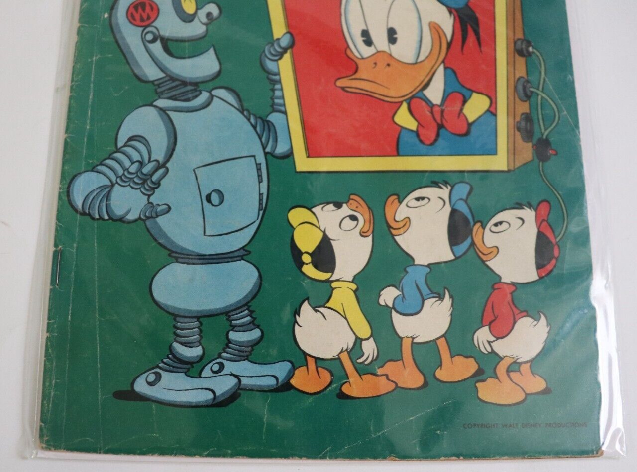 Walt Disneys Donald Duck #28 Robot Cover VTG 1953 Golden Age Dell ...