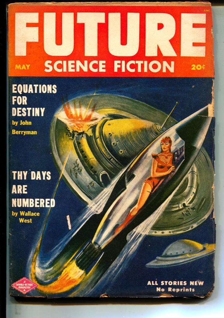 PULP: Future Science Fiction-Pulps-5/1952-Lester del Ray-John Berryman ...