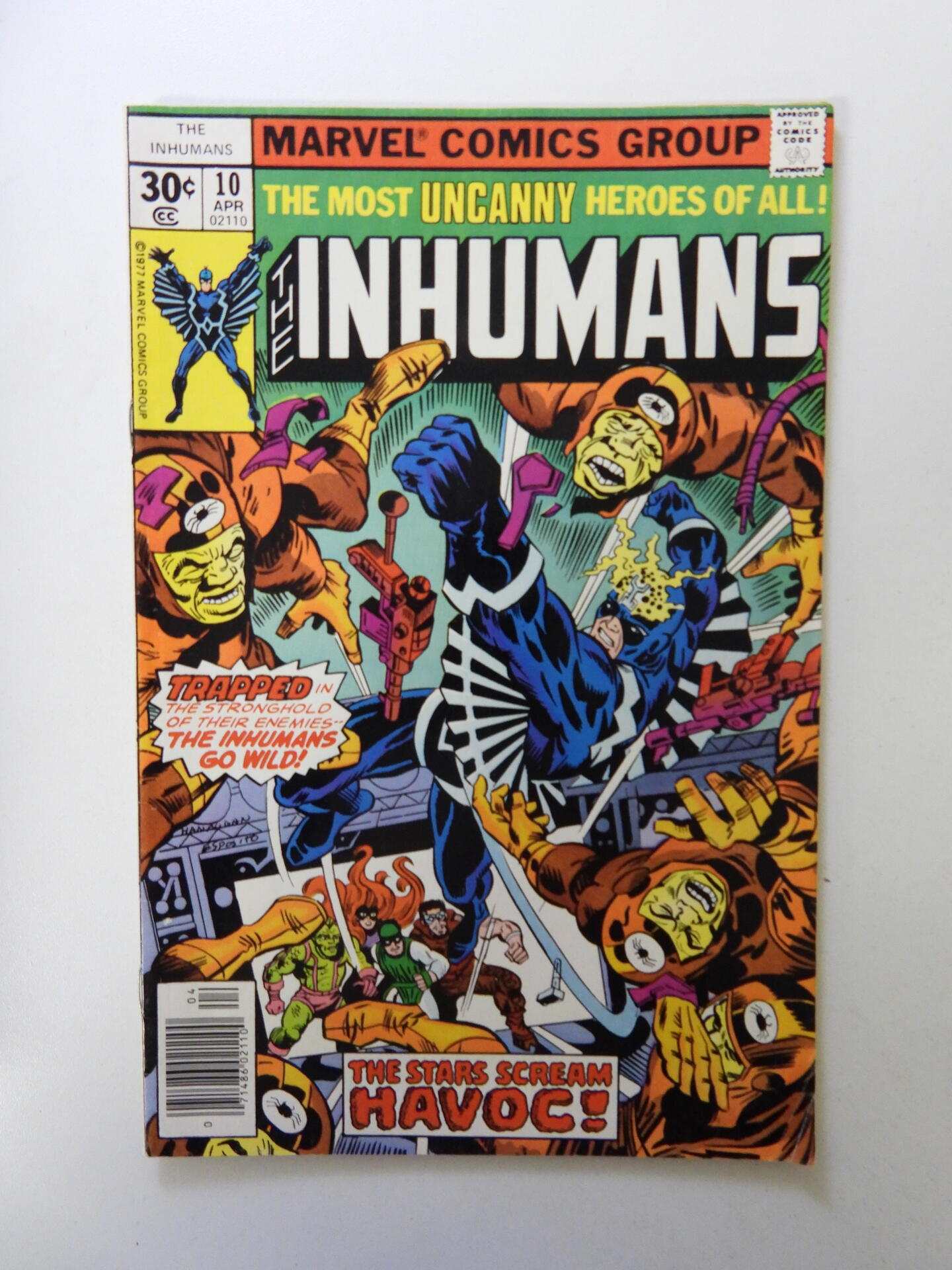 The Inhumans #10 (1977) FN+ condition | Comic Books - Bronze Age ...