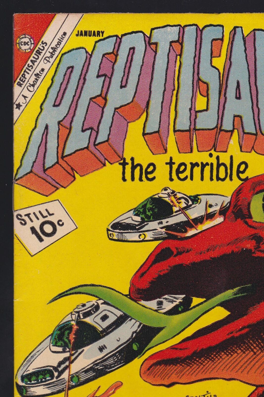 Reptisaurus #3 (Jan 1962) 5.5 FN- Charlton Kaiju Monster Comic | Comic ...