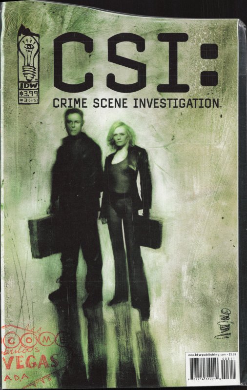 CSI: Crime Scene Investigation #3 Painted Variant (2003) | Graphic ...