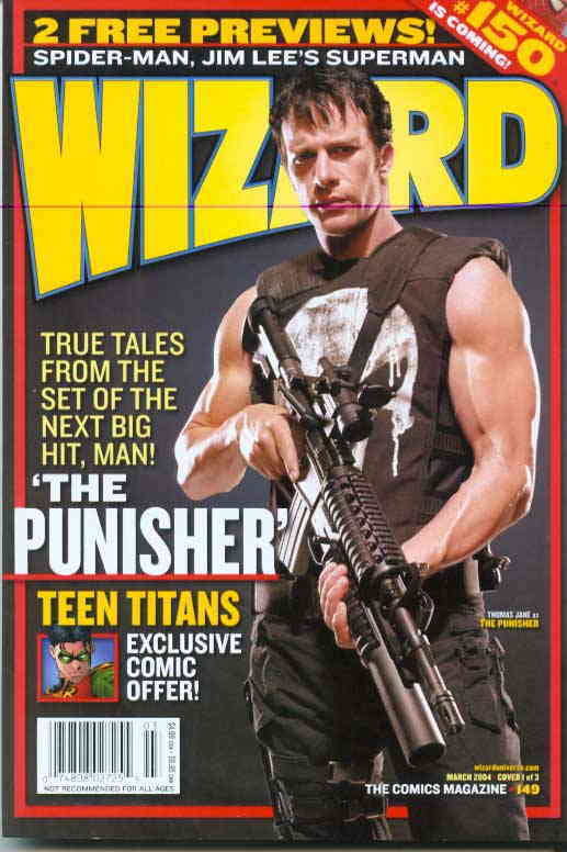 Wizard: The Comics Magazine #149A FN ; Wizard | Thomas Jane Punisher ...