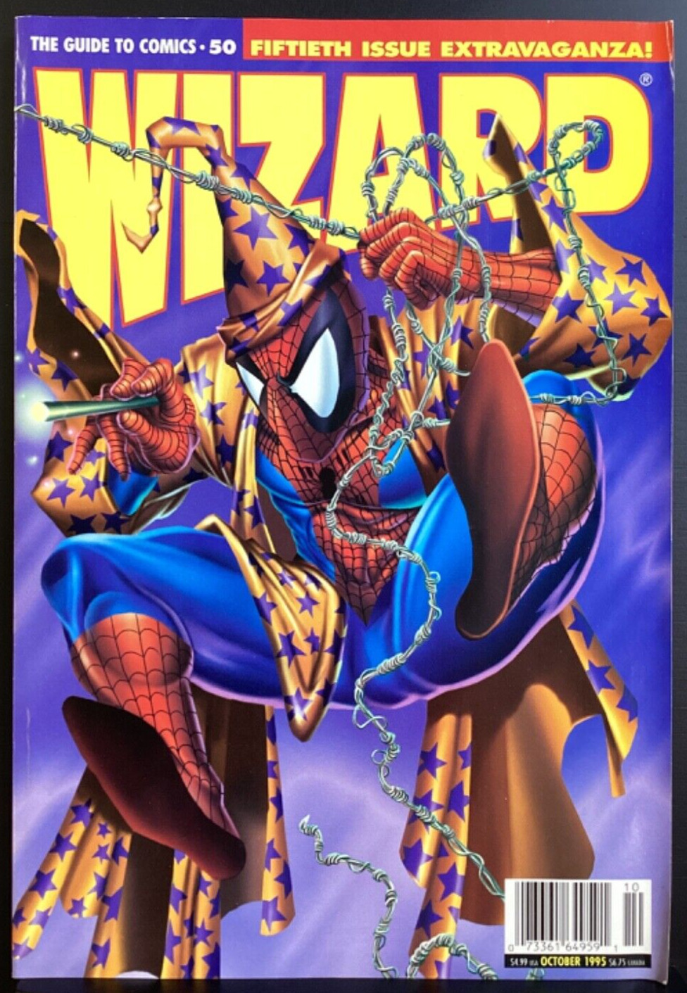 Wizard Magazine #50 Spider-Man, Todd McFarlane, Gareb Shamus 1995 ...