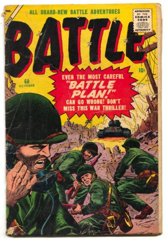 Battle Comics #60 1958- Atlas War comic G | Comic Books - Silver Age ...