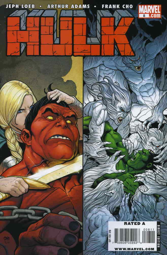 Hulk (4th Series) #8 FN; Marvel | Frank Cho Red Hulk - we combine ...