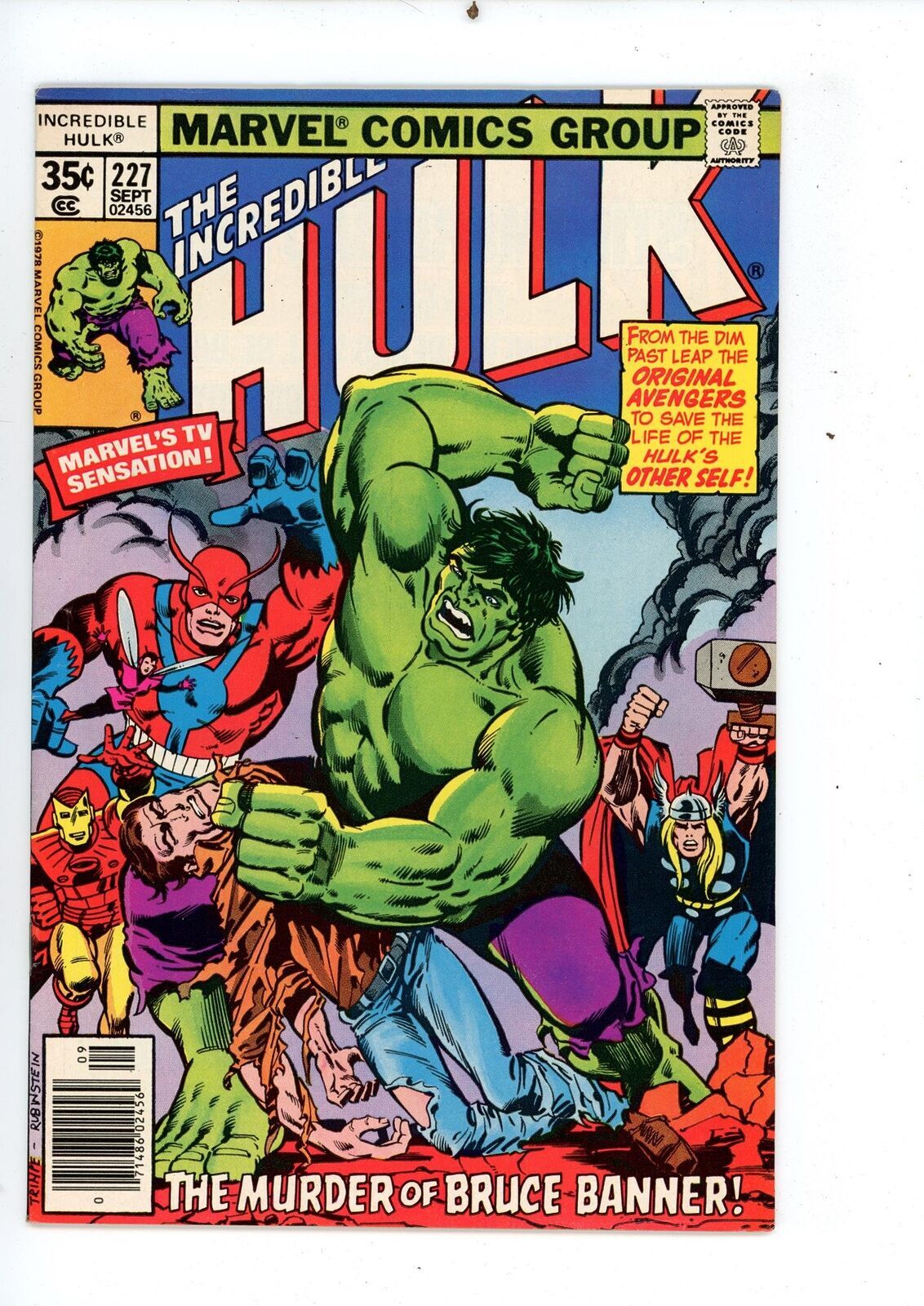 The Incredible Hulk #227 (1978) Hulk Marvel Comics | Comic Books ...