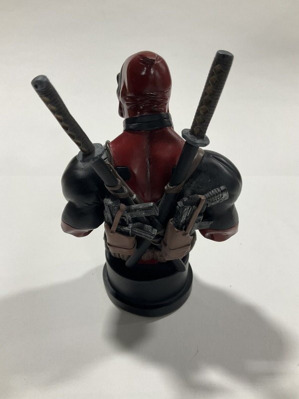 Deadpool Marvel Mini Bust Randy Bowen 6” 1/8th Scale Bowen Designs 1998 ...