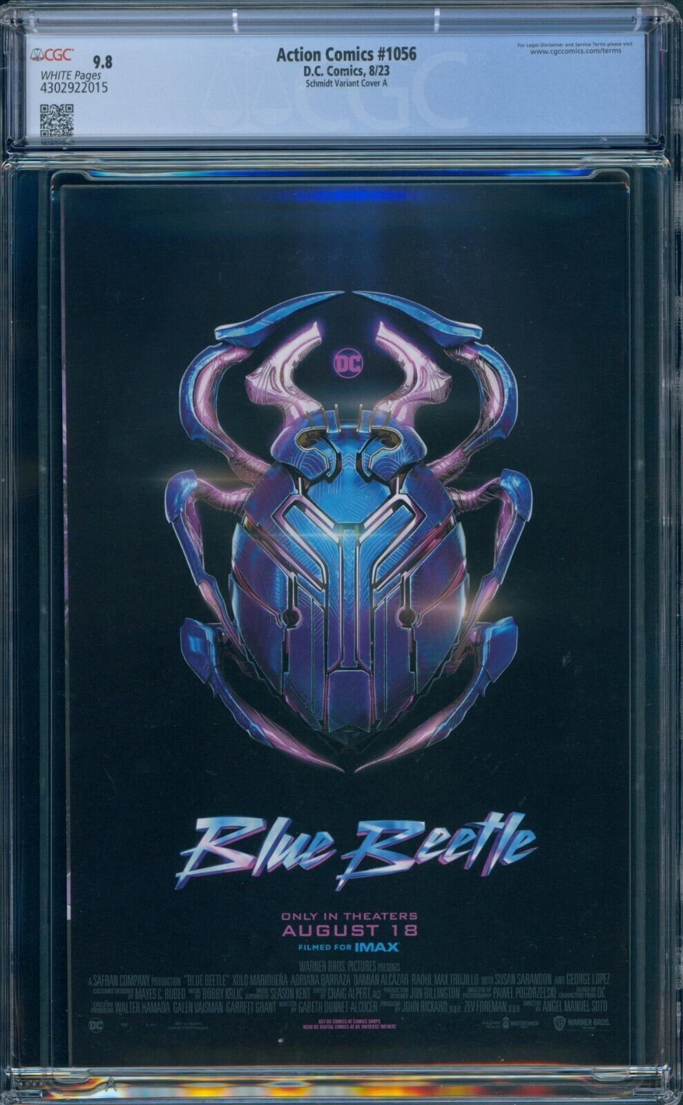 Action Comics 1056 CGC 9.8 Otto Schmidt Swimsuit Variant Set of 2 A & B ...