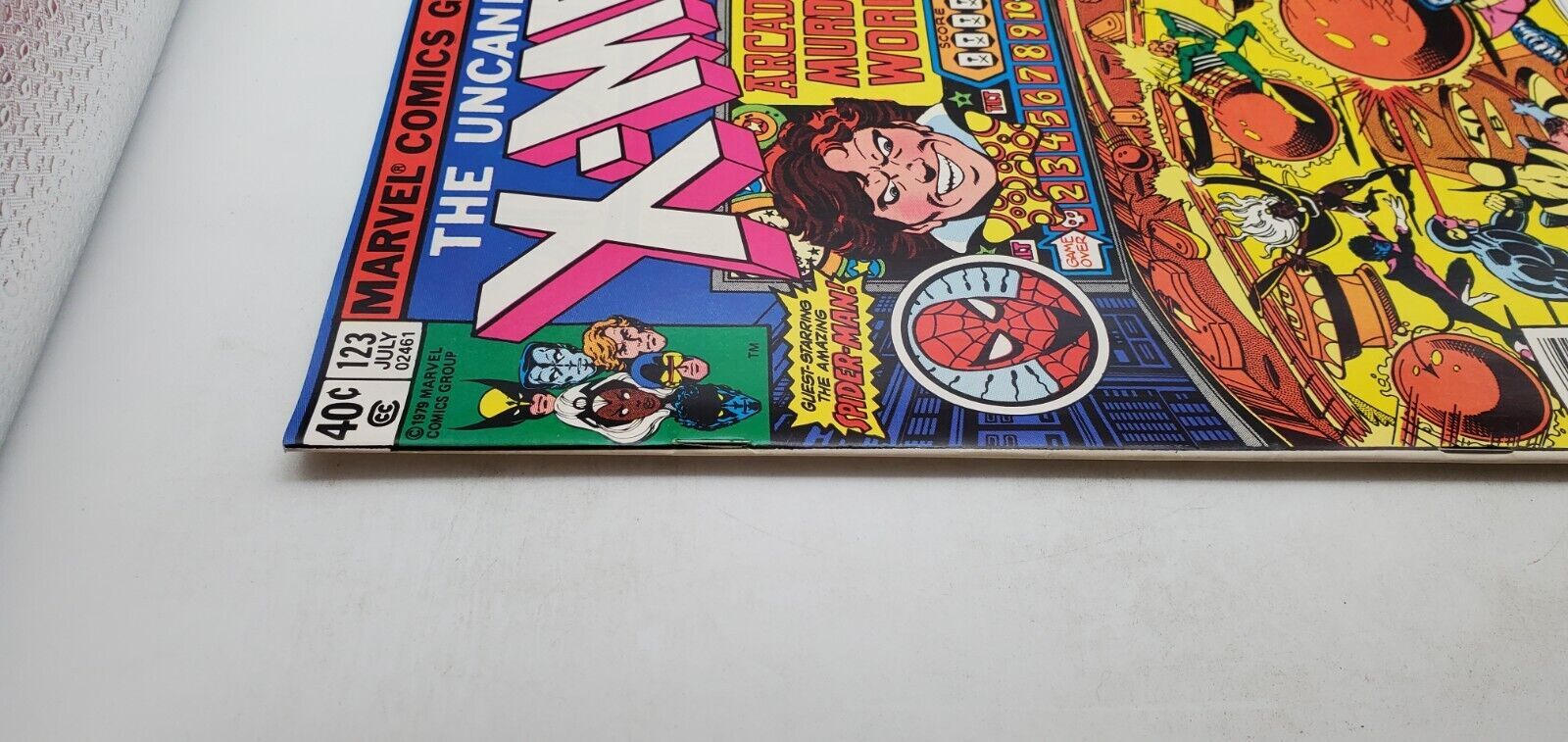 X-MEN #123 (1979) Spider-Man, Arcade, Miss Locke & Colleen Wing Appear ...