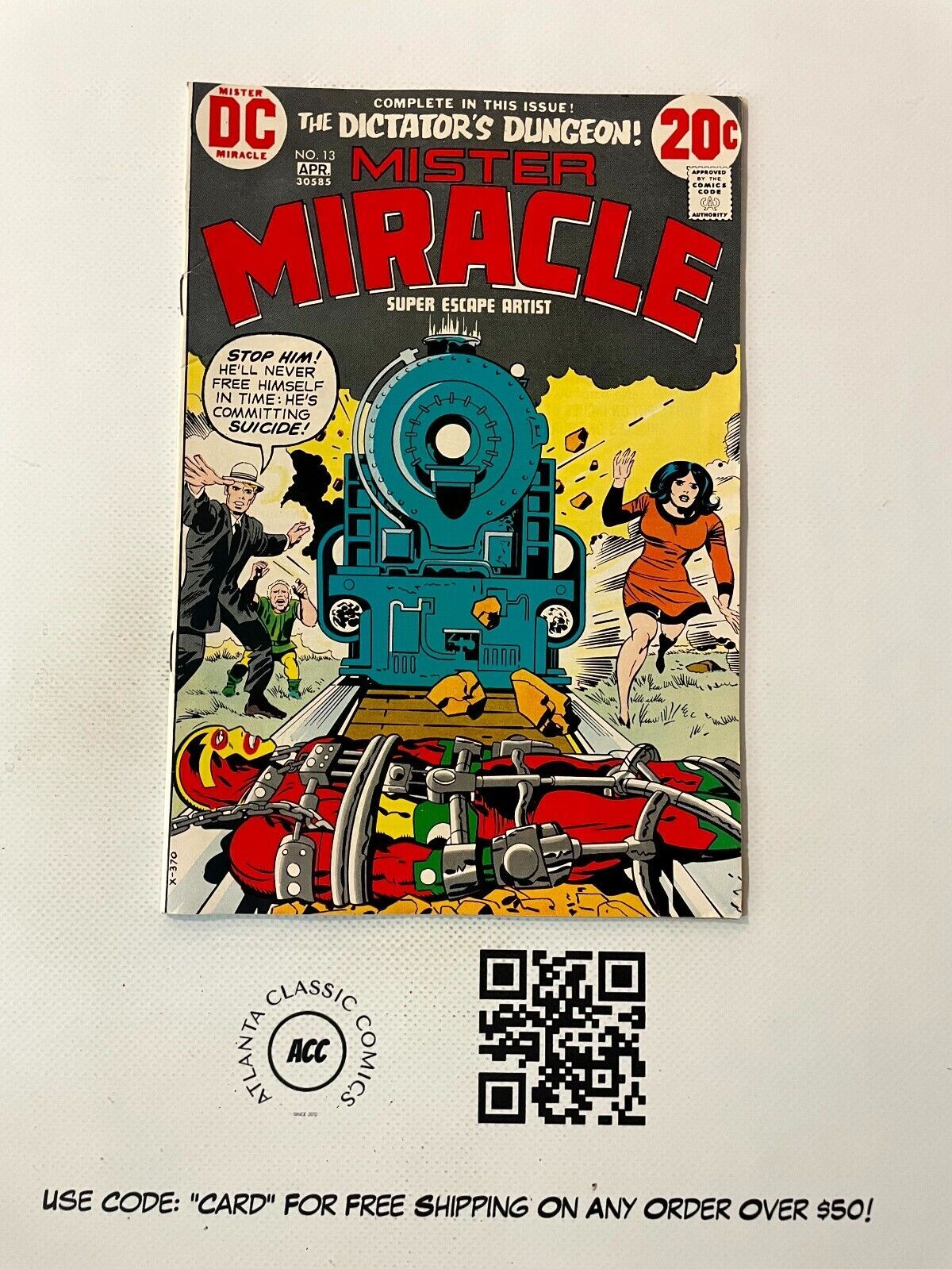Mister Miracle #13 VF/NM DC Bronze Age Comic Book Jack Kirby Fourth ...