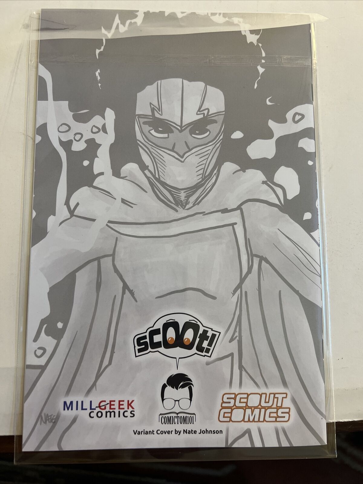 SOLTAIC #1 Black & White Virgin Variant- Comic Tom 101 EXCLUSIVE! Only ...