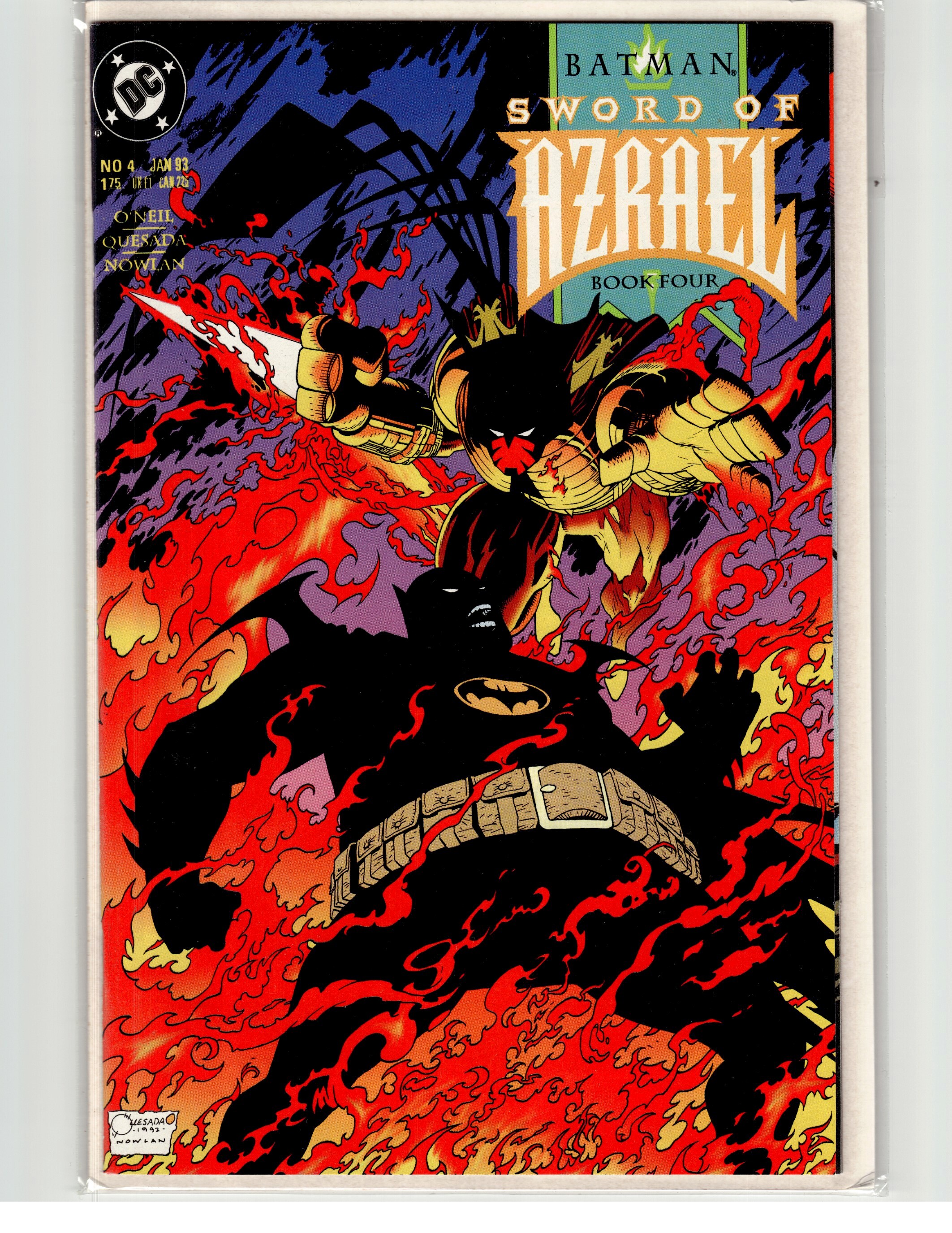 Batman: Sword of Azrael #4 DC Silver Edition (1993) Azrael | Comic ...