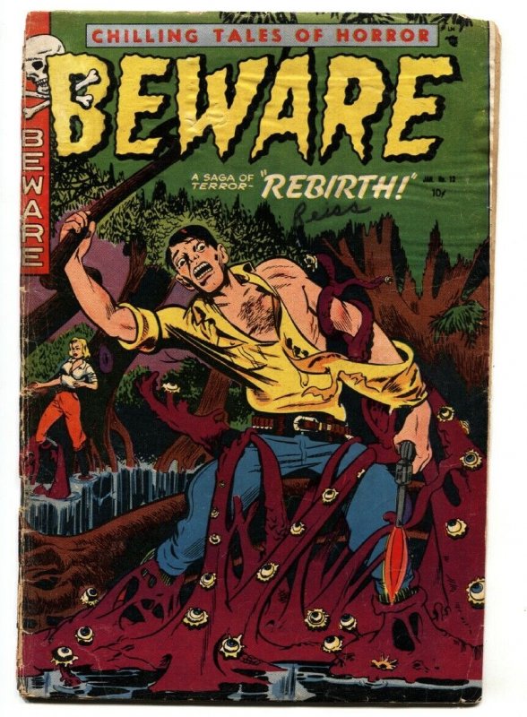 Beware Comics #13 (#1) First issue 1953- Pre-code horror- Golden Age ...