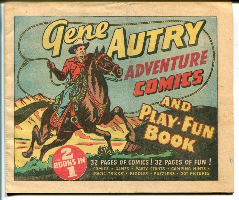 Gene Autry Adventure 1947-32 pages-comics-games-puzzles-FN/VF | Comic ...