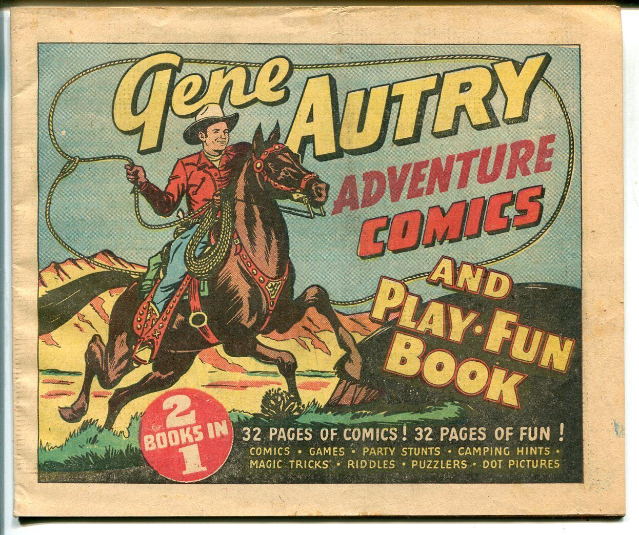 Gene Autry Adventure 1947-32 pages-comics-games-puzzles-FN/VF | Comic ...