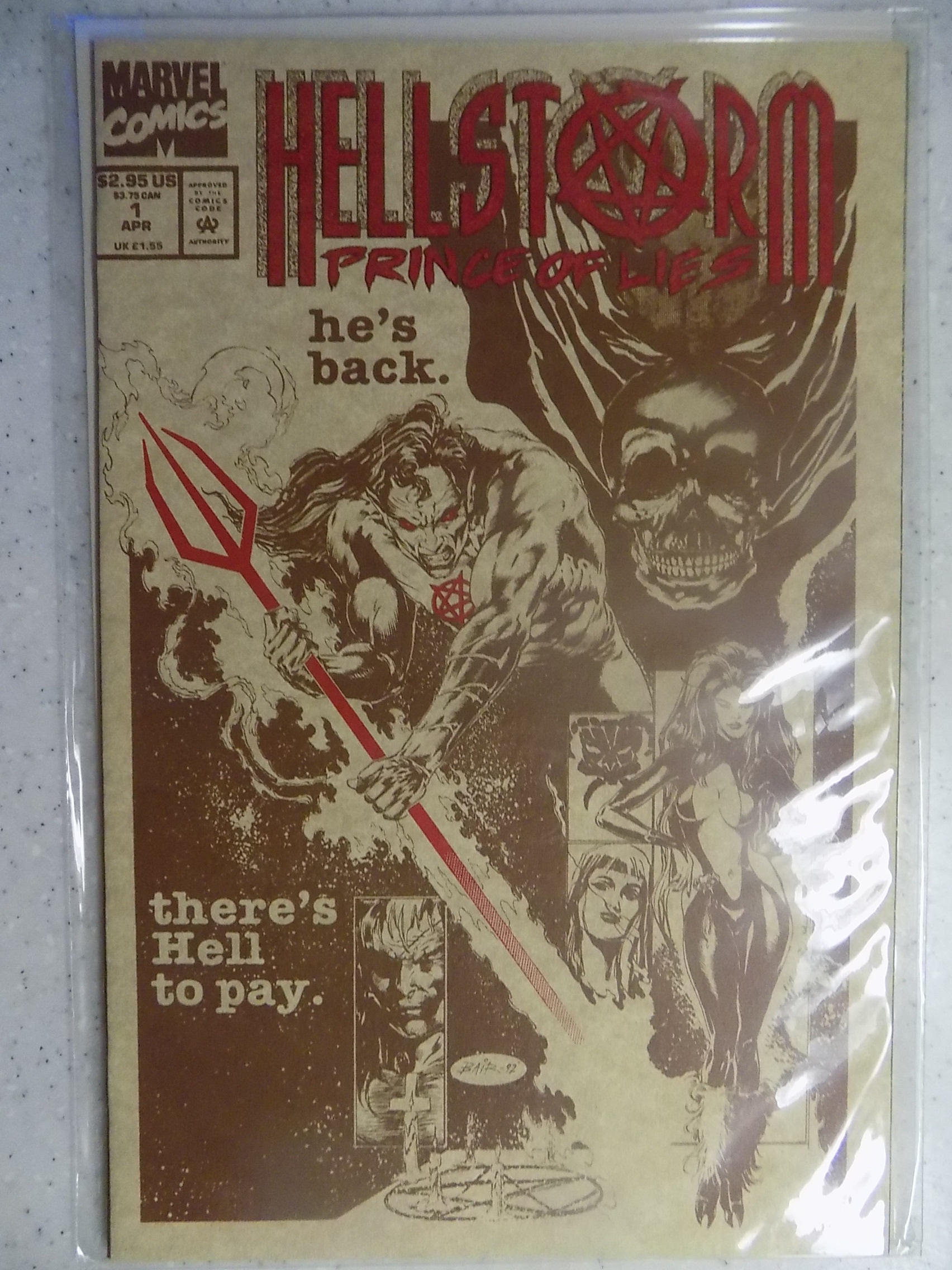 Hellstorm Prince of Lies # 1 | Comic Books - Modern Age, Marvel, Horror ...