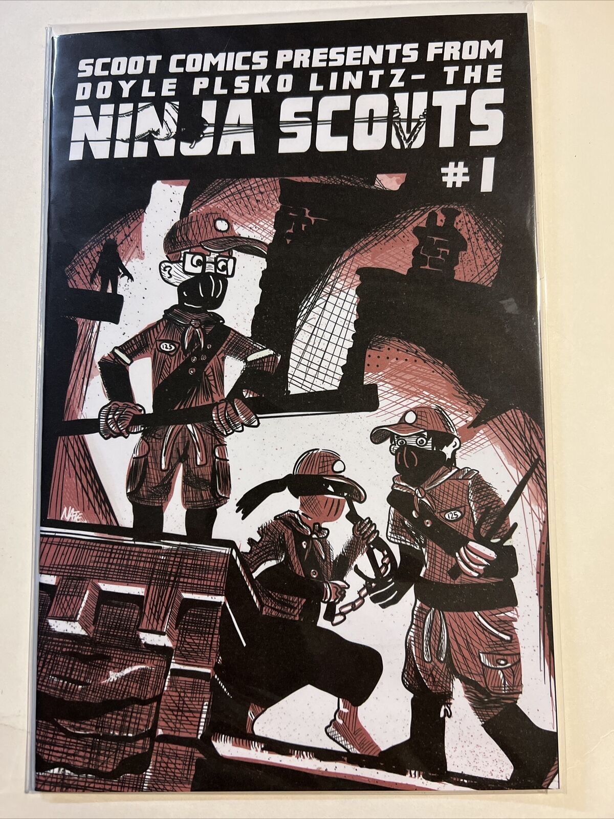 The Ninja Scouts #1 Nate Johnson ComicTom101 MMC - TMNT Homage - Scoot ...