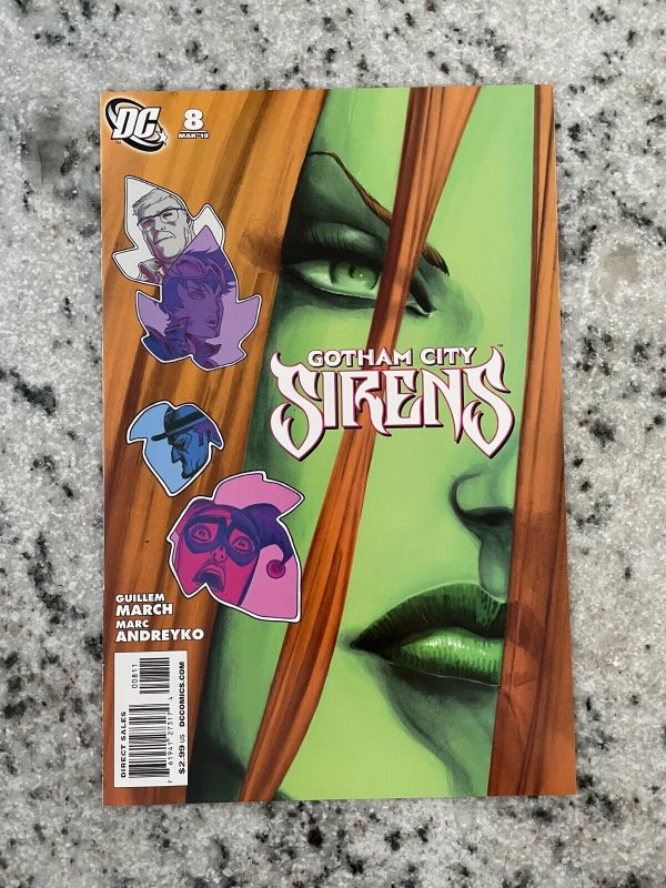 Gotham City Sirens # 8 NM DC Comic Book Harley Quinn Catwoman Poison ...