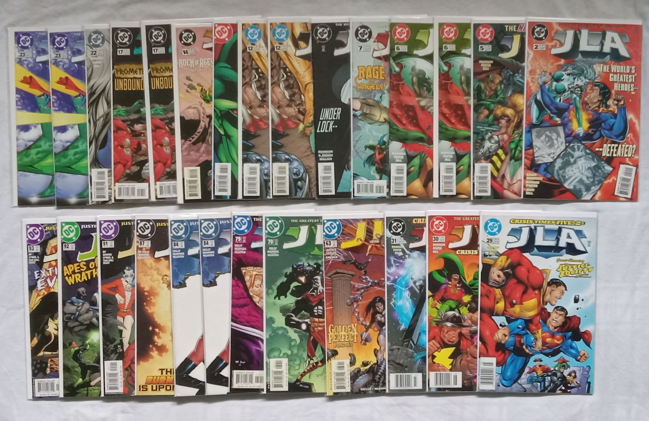 JLA (1997) set of 42 modern age comics Justice League of America Elite ...