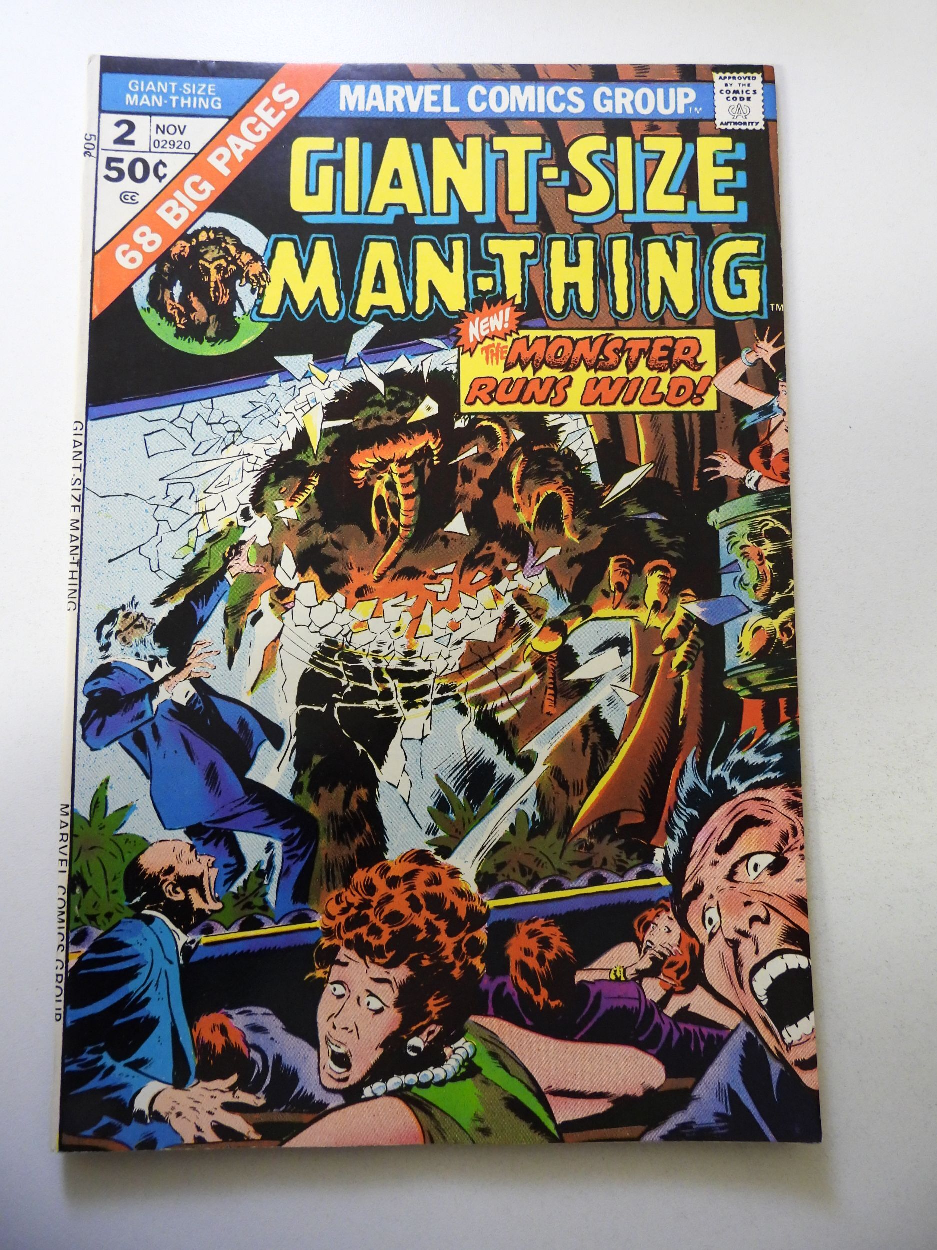 Giant-Size Man-Thing #2 (1974) FN/VF Condition | Comic Books - Bronze ...