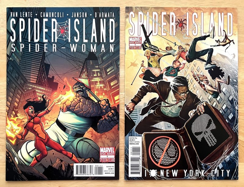 Spider Island Spider-Woman 1 & I Love New York City 1 (2011) B6 | Comic ...