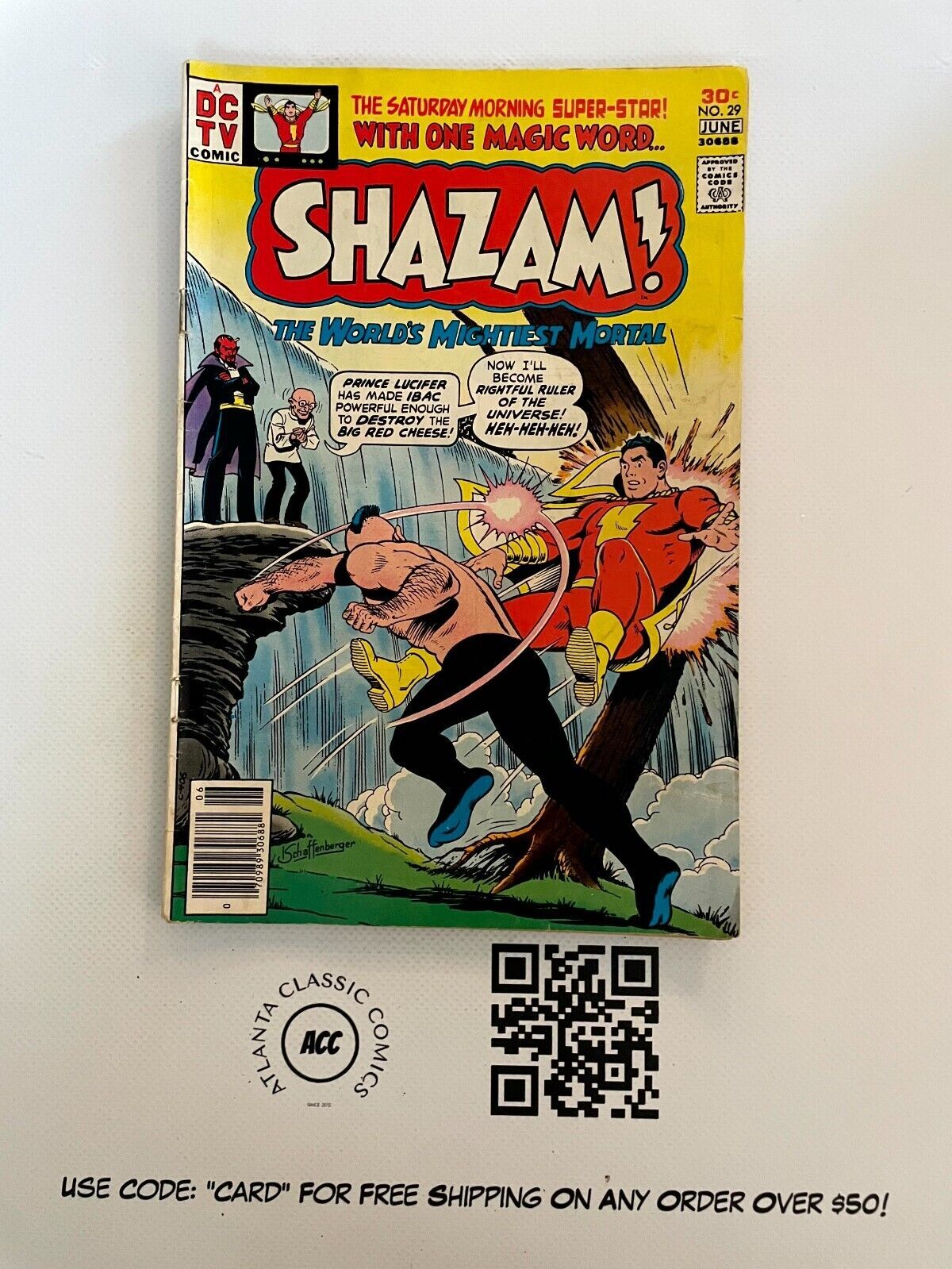 Shazam #29 VG/FN DC Comic Book Captain Marvel Black Adam Superman ...